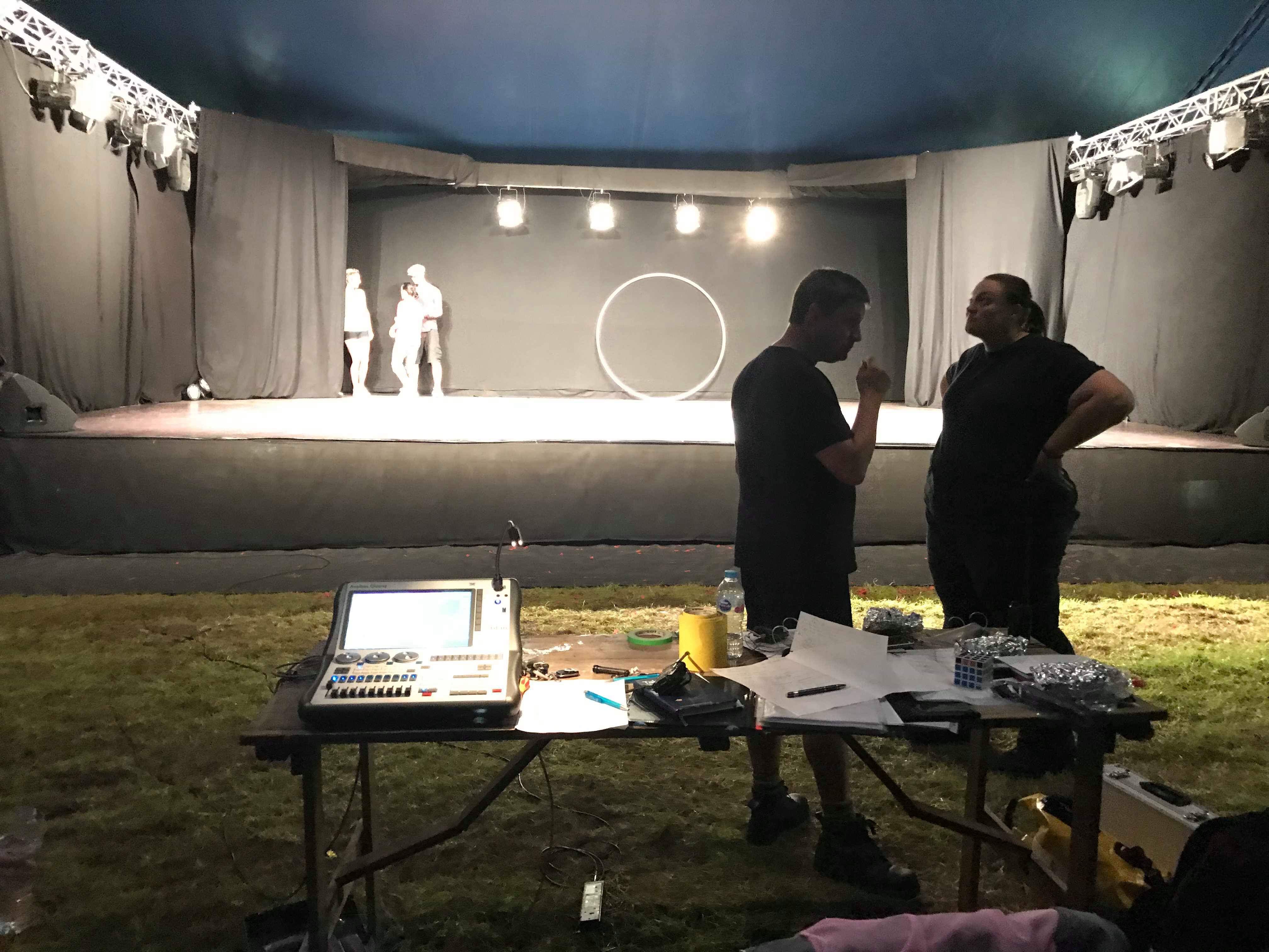Backstage at the European Juggling Convention 2019 with the Production ...