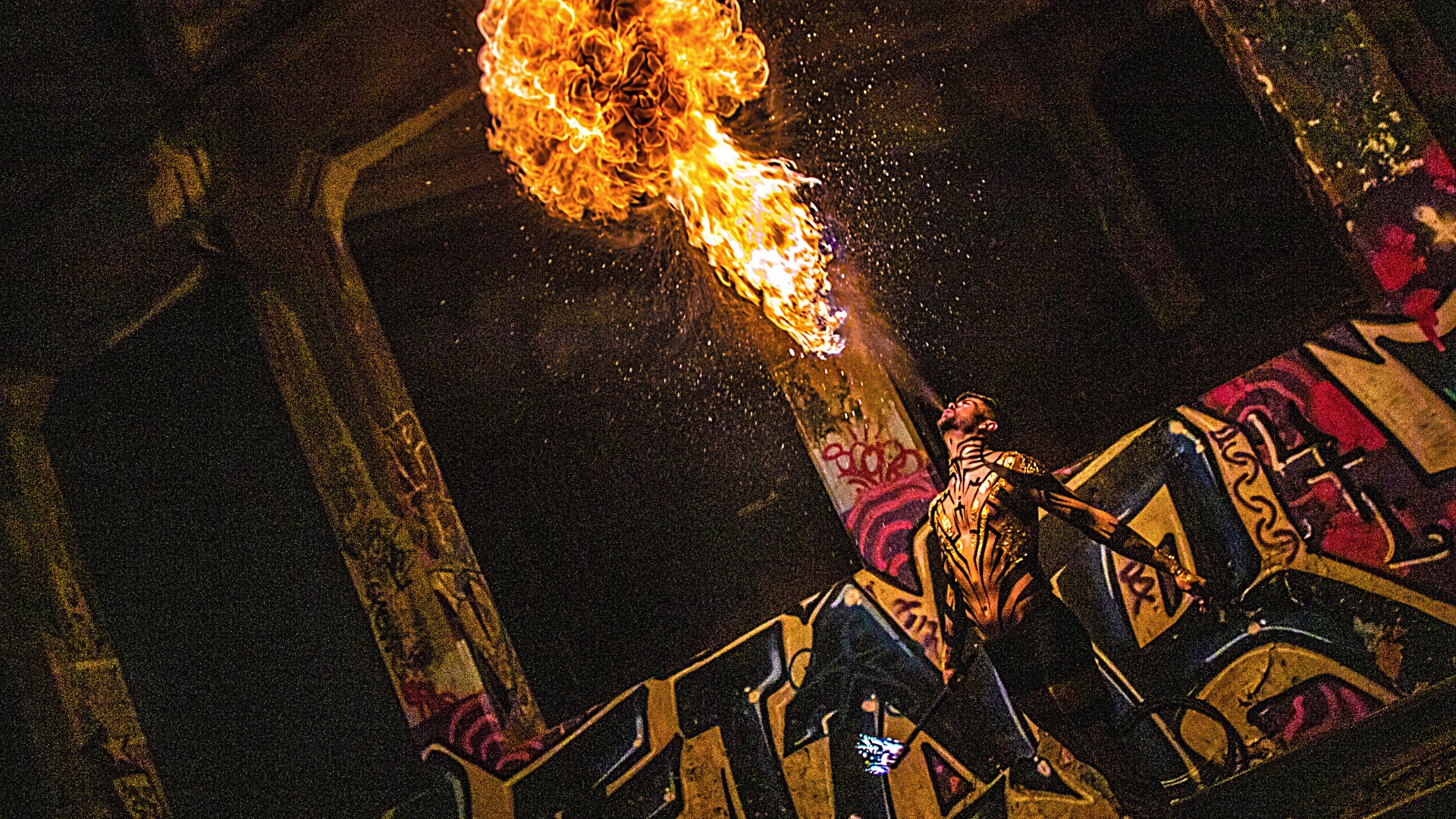 Sparks Fly on 'World's Biggest Stage': Fire Spinner William Brandon on ...