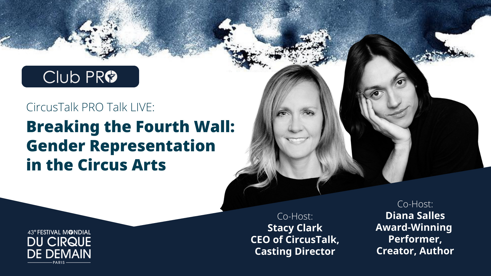 PRO Talk LIVE at Cirque de Demain: Gender Representation in the Circus ...
